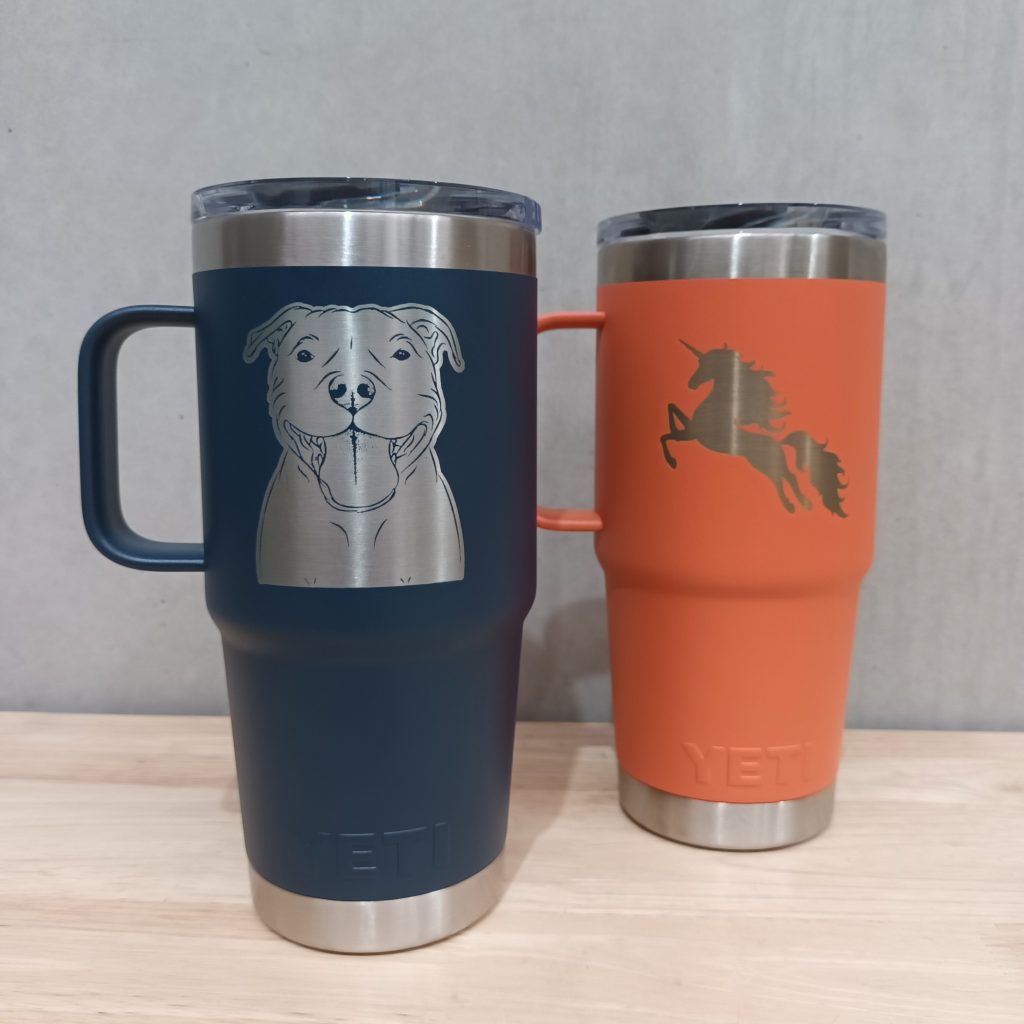 Custom Engraved 30oz YETI Travel Mug with Stronghold Lid