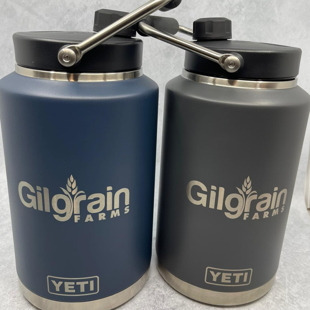 Custom Engraved YETI Rambler Half Gallon Jug - Melbourne Engraving
